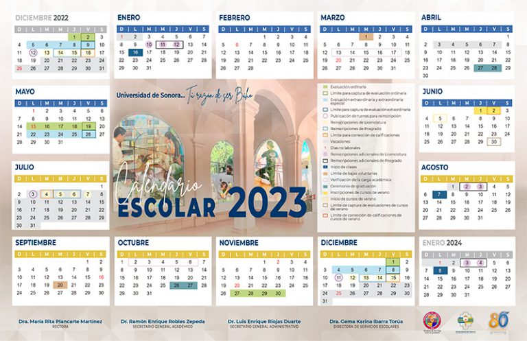 Calendario – Universidad de Sonora