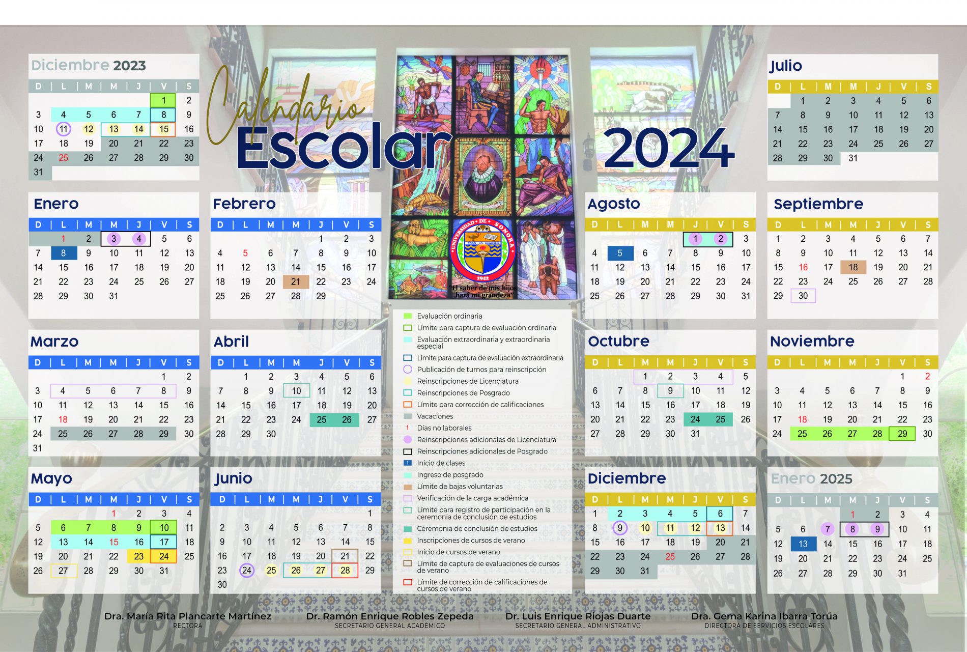 Calendario – Universidad de Sonora
